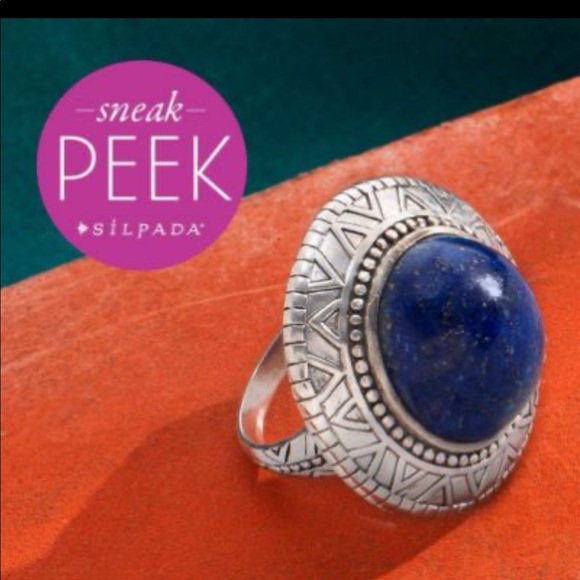 Silpada | Jewelry | Silpada Peruvian Natural Lapis Ring | Poshmark